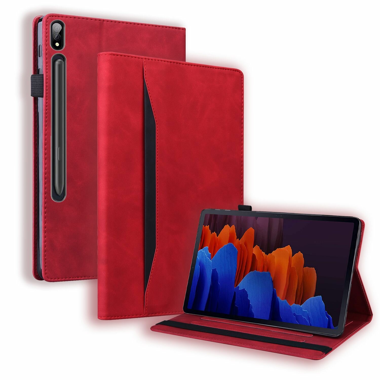 Чехол MyPads для Samsung Galaxy Tab S7 FE, Tab S7 Plus, Tab S8 Plus 12.4' (T970, T735, X806)