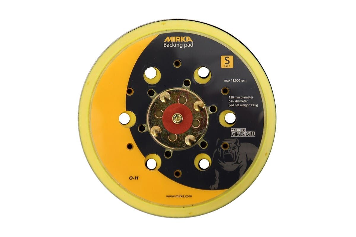 Шлифовальные подошвы Mirka 150 мм 48 отв.5/16” мягкая. липучка