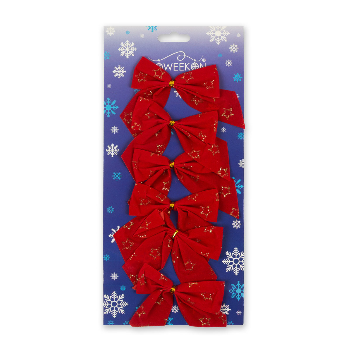 SNOWEEKON SNW-27-NS43 Набор бантиков 6 шт для волос декоративные аксессуары для образа