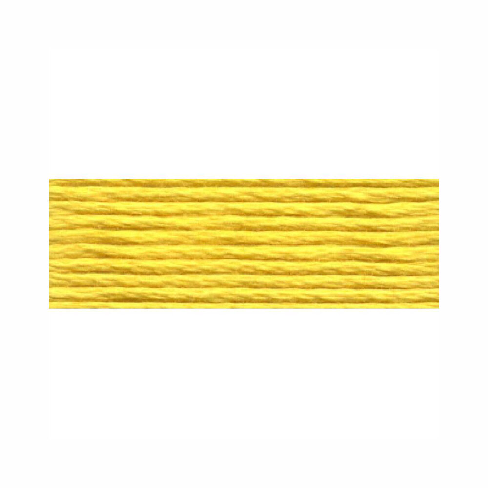 Мулине "DMC" 100% хлопок 8 м №0726 желтый