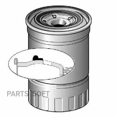 Фильтр топливный Mazda 323. Mitsubishi Colt. Galant. Lancer. PURFLUX арт. CS440