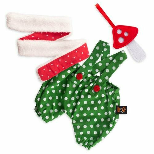 Budi Basa Зеленые штаны в горошек и теплый шарф (22см) (в подарочной коробке) OKs22-122, (ООО "МПП"