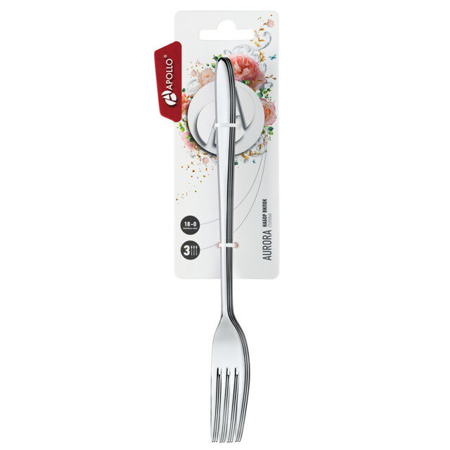 APOLLO Aurora набор столовых вилок 3 шт из нержавеющей стали, классический дизайн