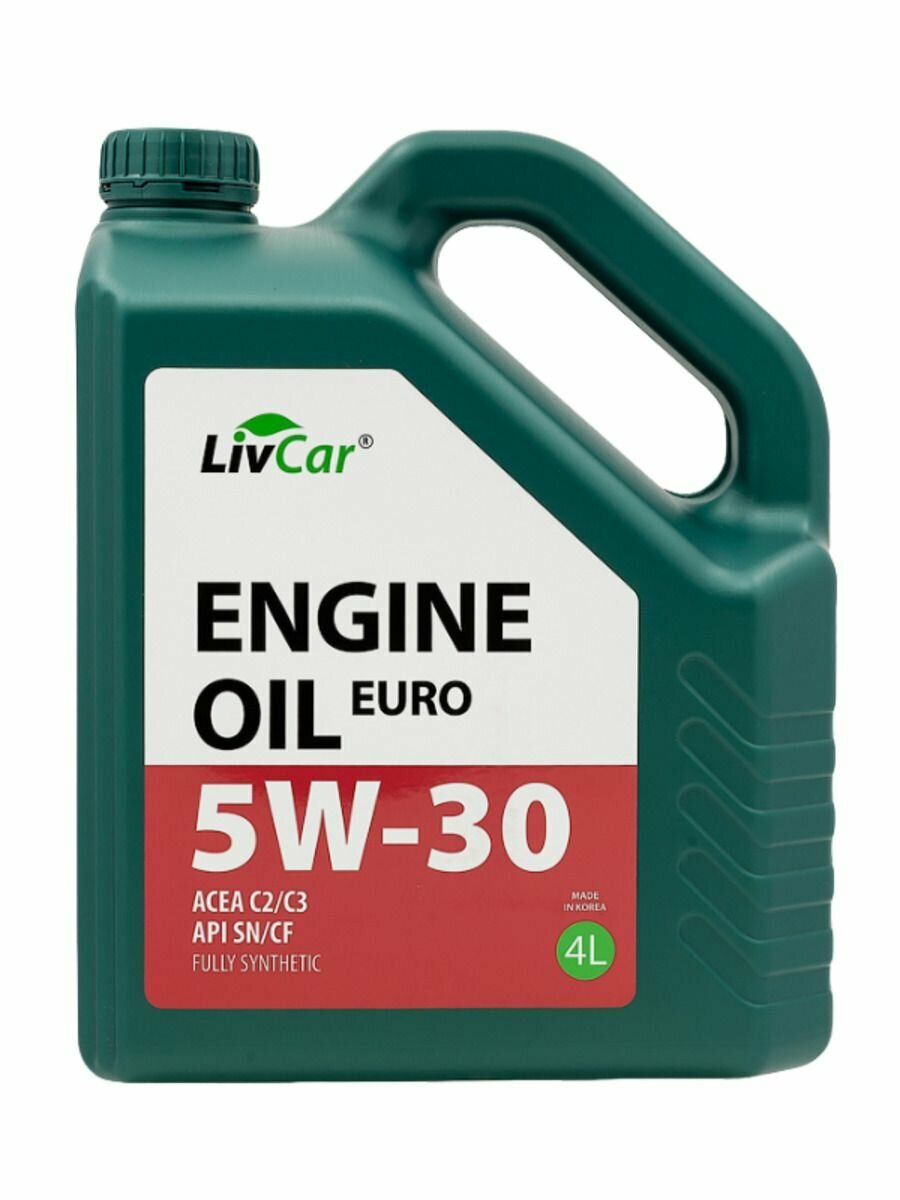 LIVCAR ENGINE OIL EURO 5W30 C2/3 SN/CF 4л LC7110530-004