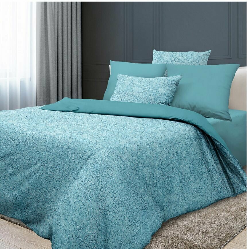 Комплект постельного белья 2-х сп перкаль набивной 4пр "Калипсо-2"