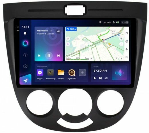 Автомагнитола 9 дюймов Chevrolet Lacetti h/b универсал 2003-2013 / Android 4Gb+64Gb / GPS / Bluetooth / Wi-Fi / FM-радио