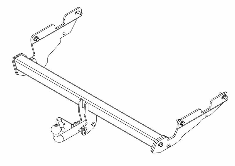 Фаркоп на MAZDA CX-5 (2012-) (без электрики, паспорт/сертификат в комплекте) Автос. MZ 01