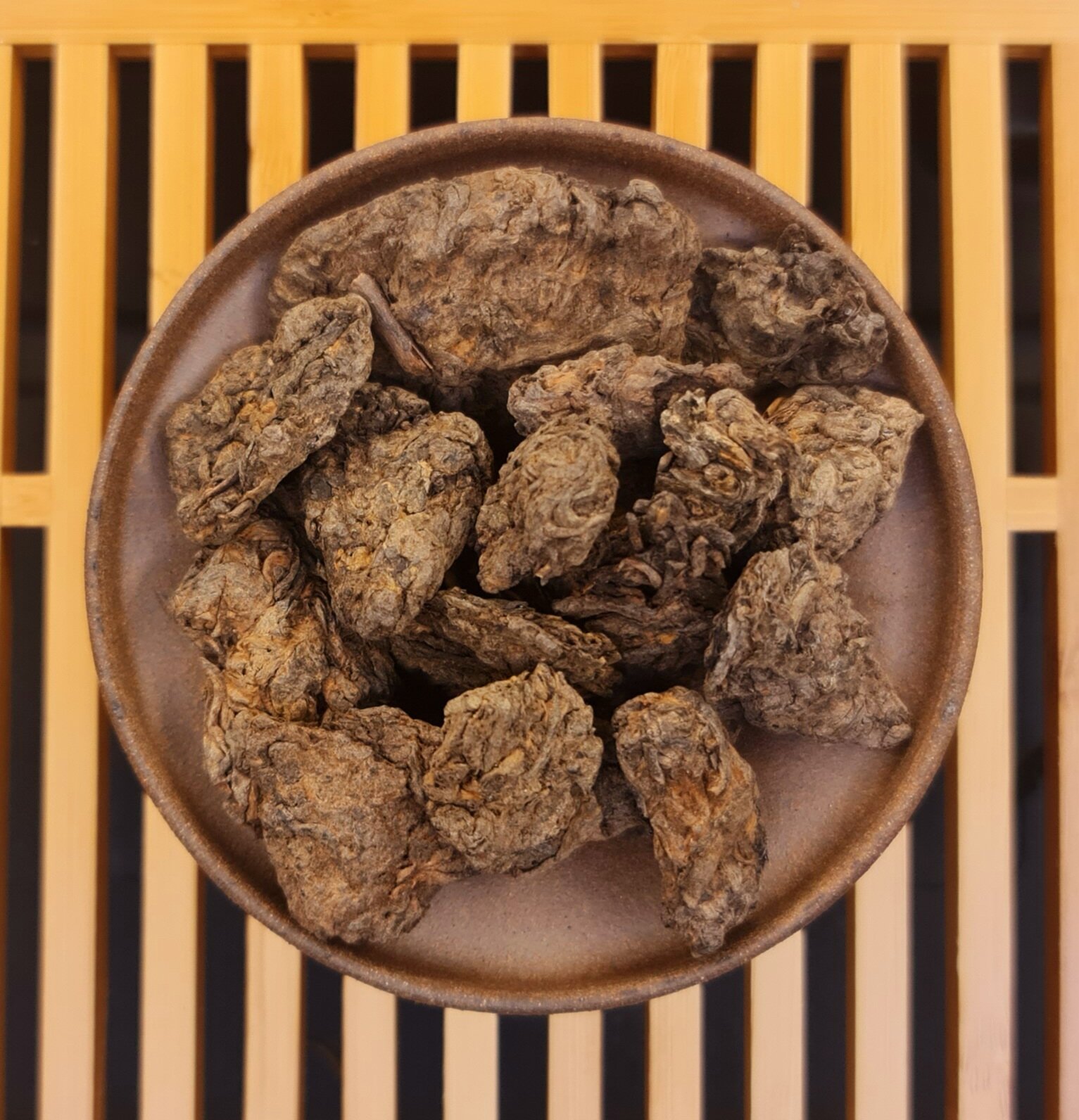 Старые чайные головы Кунмина, 15-летний возраст, "Лао Ча Тоу Наньсян", 100 гр./ Глубокий вкус и тонус от Чайной Панды.