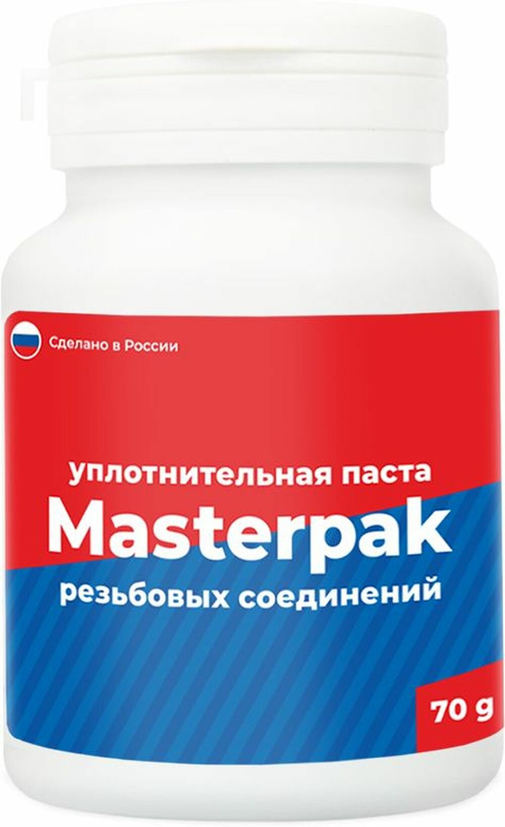 Паста уплотнительная Masterprof Masterpak, для резьбовых соединений, 70г — фото 1