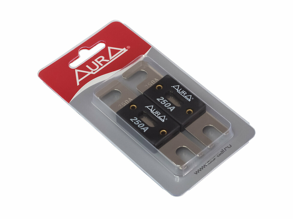 Предохранители AurA FAL-N251ANL, для Saturn Aura, 250 A, никелированные, упаковка блистер, 2 шт
