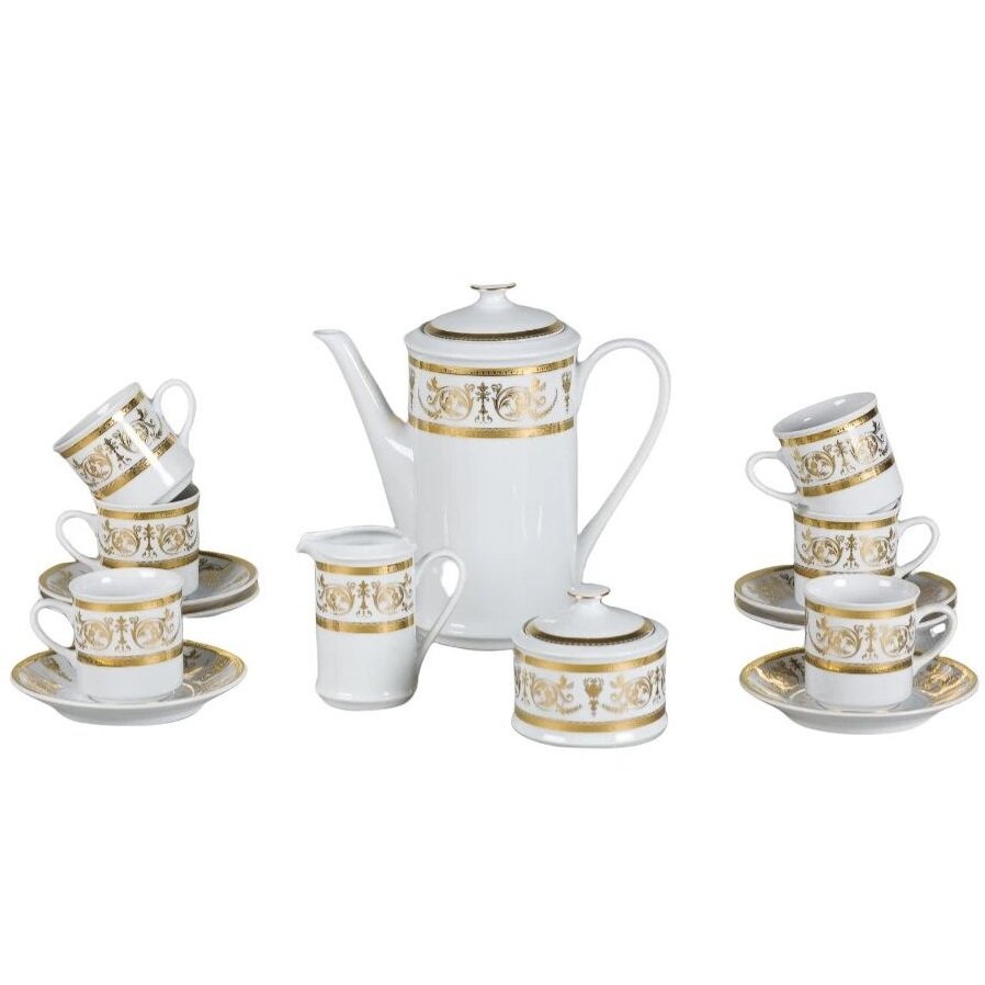 Кофейный сервиз Leander Sabina Zlatý Ornament 02160713-1373