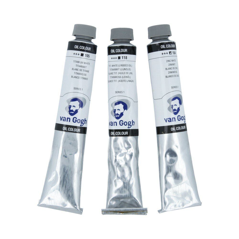 VAN GOGH Белила цинковые, масляная краска 60 мл, №104, 02061043, для живописи