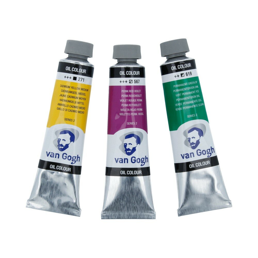 VAN GOGH Кармин масляная краска №2, 40 мл, код 02053183, №318, высокопигментная