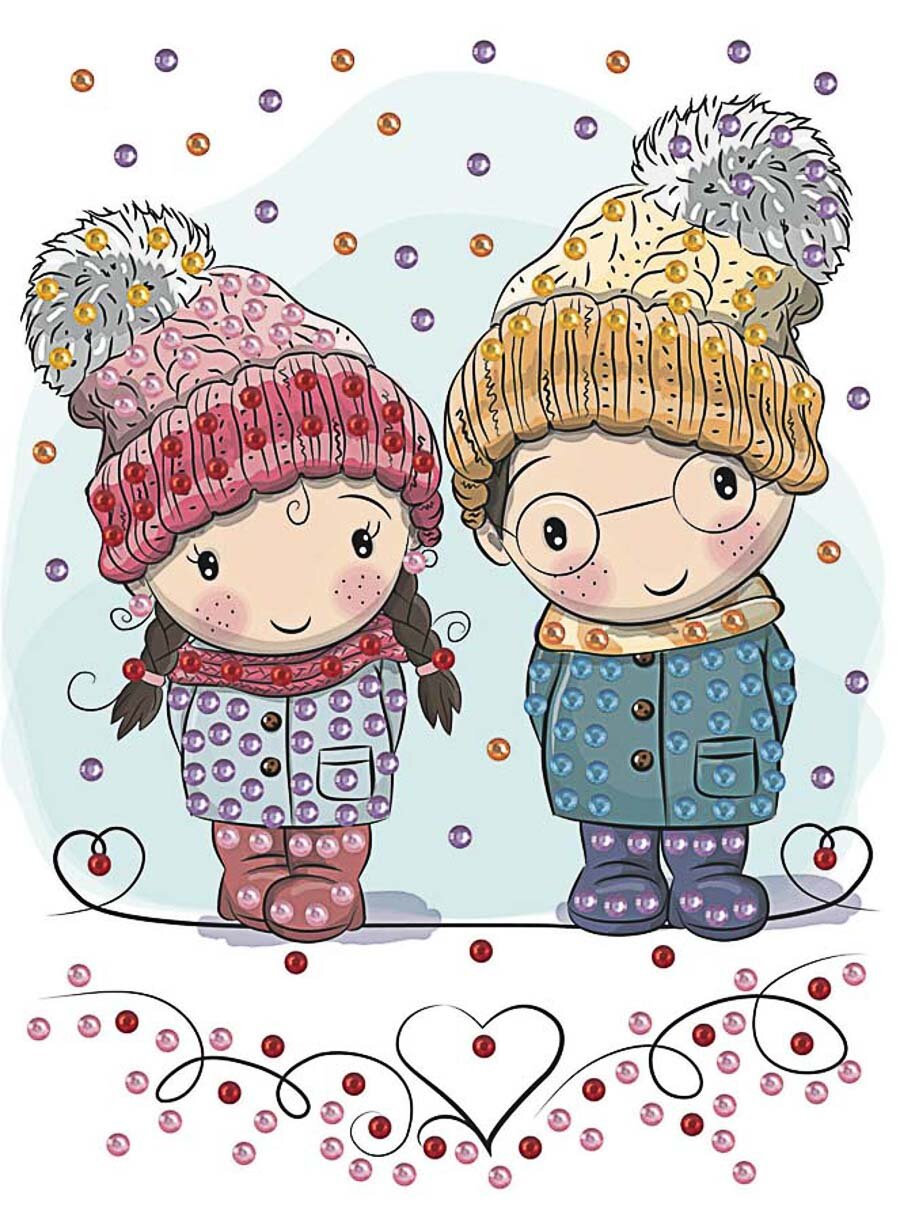 Hobbius MDS-05 Мозаика 19.5 x 26.5 см №20 Лучшие друзья