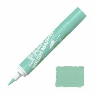 Marvy Маркер-кисть "Fabric Brush Marker" для светлых тканей бледно зеленый 34 Pale Green sela25