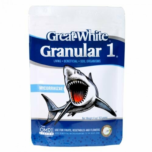 Great White Mycorrhizae Granular One 113гр, микориза, органическое удобрение
