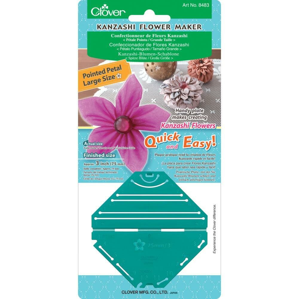 Шаблон для изготовления больших декоративных цветов / Clover, артикул 8483