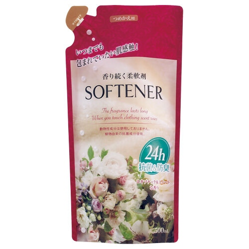 Kaneyo Кондиционер для белья длительного действия с аромакапсулами (с экзотическим ароматом) 500 мл (мягкая упаковка)