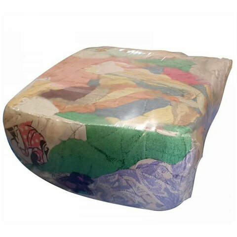 Ветошь махровая, лоскуты 40х60 см (±10 см), плотность 100-560 г/м2, 80% хлопок, 20% синтетика, 10 кг