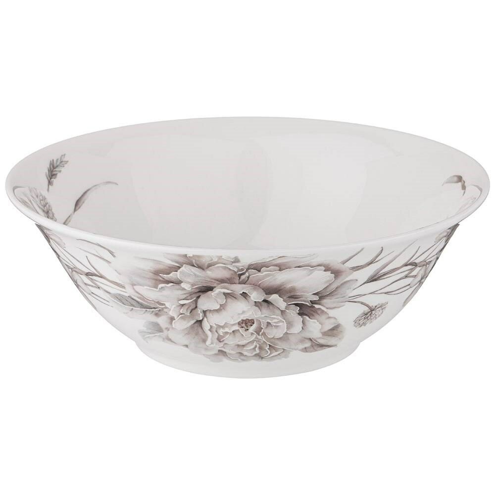 Салатник - тарелка суповая lefard "White flower" 750 мл , 18 см