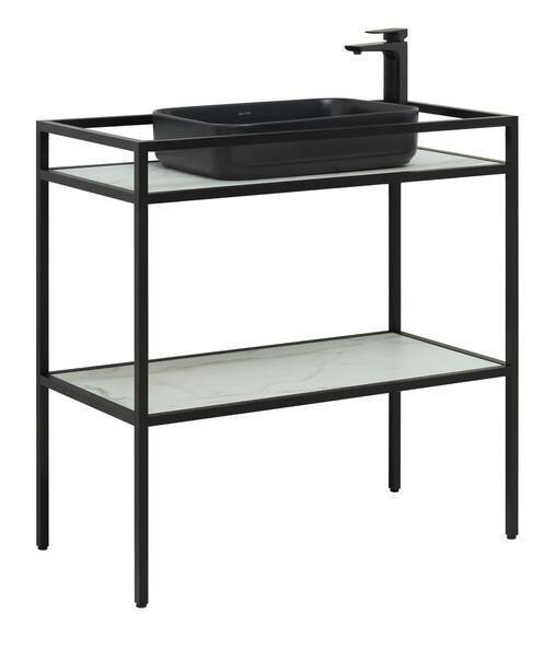 Консоль под раковину Allen Brau Liberty 90 1.33004. BB черный браш