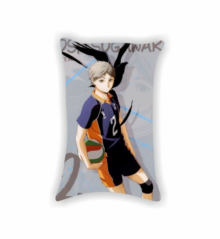 Подушка волейбол, HAIKYUU! №19, Картинка с двух сторон