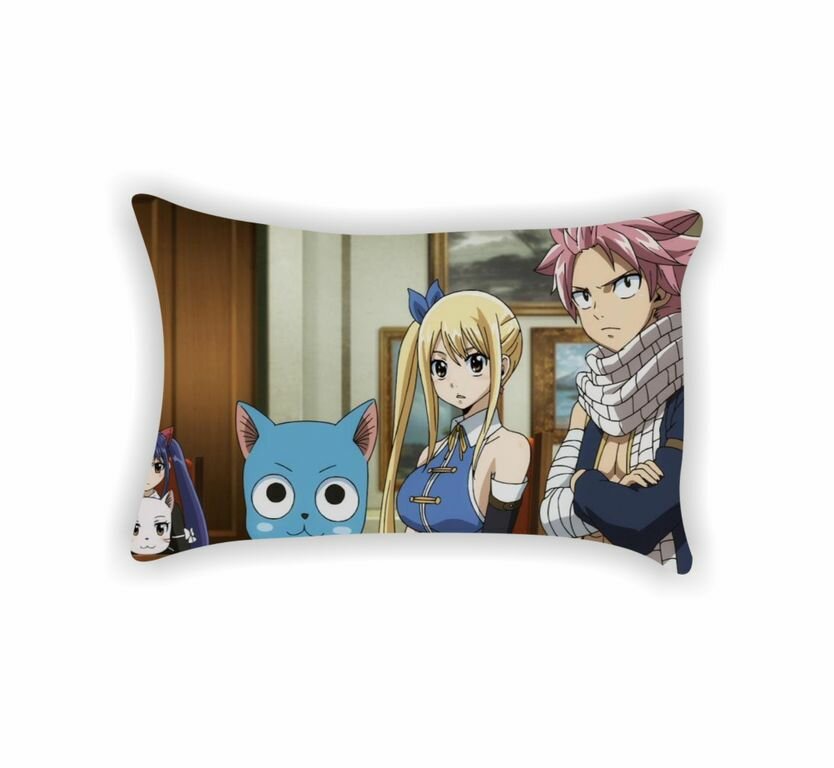 Подушка Хвост Феи, Fairy Tail №4, Картинка с одной стороны