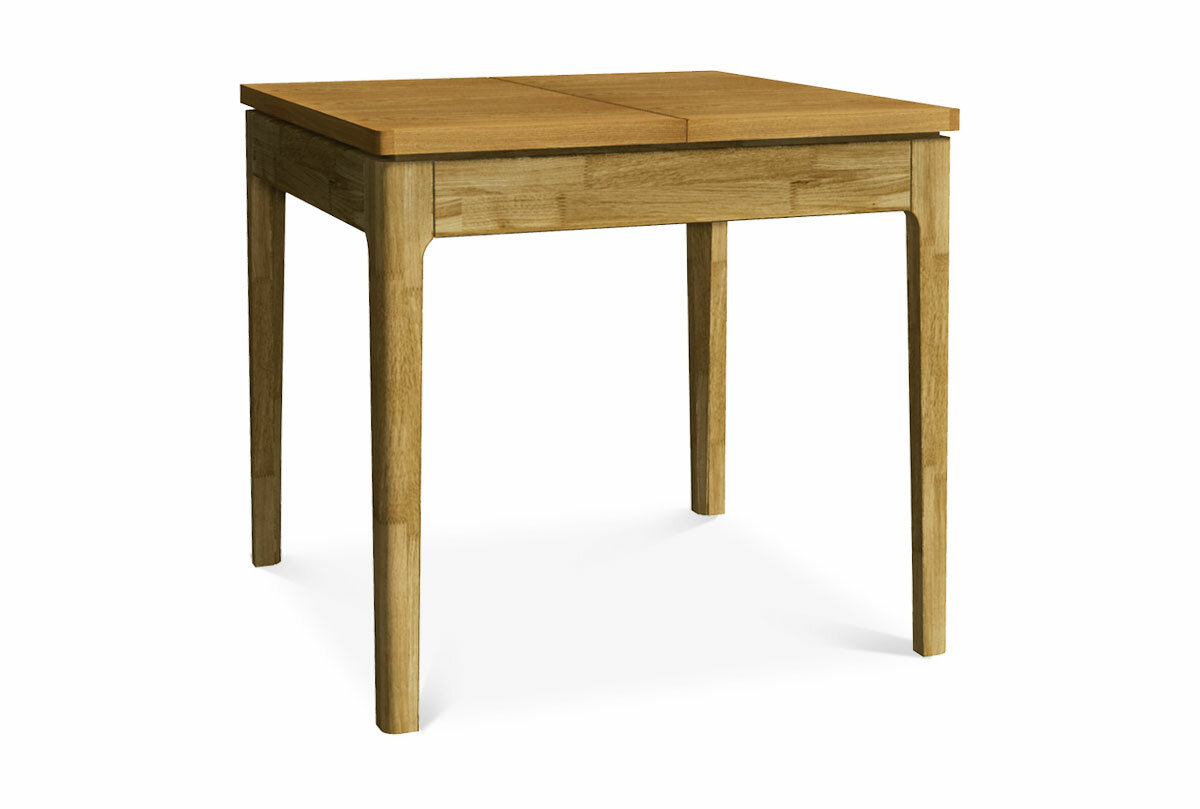 Стол обеденный белфан "Wallstreet", массив и шпон дуба, раскладной, натуральный дуб