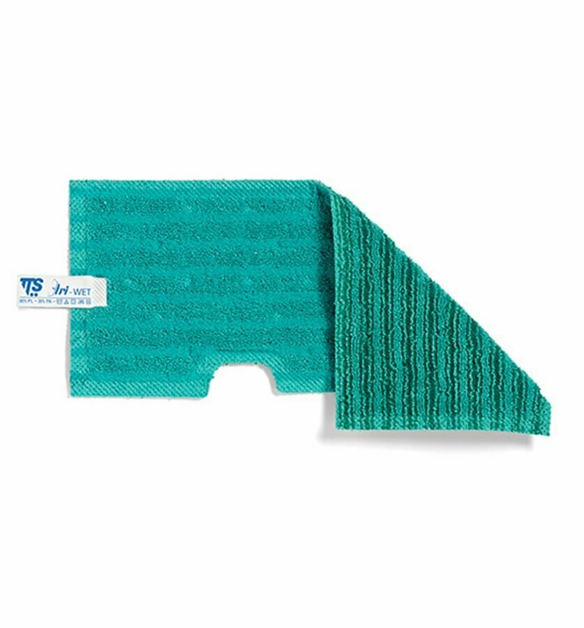 МОП двухсторонний, микрофибра для гладких, пористых, несколз. поверхн, 47*18,5 (зеленый) TTS