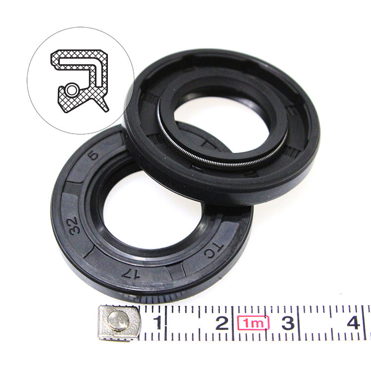 Манжета армированная (Сальник) 17х32х5 (тип 2 / TC) 70NBR (упаковка 2 шт.)