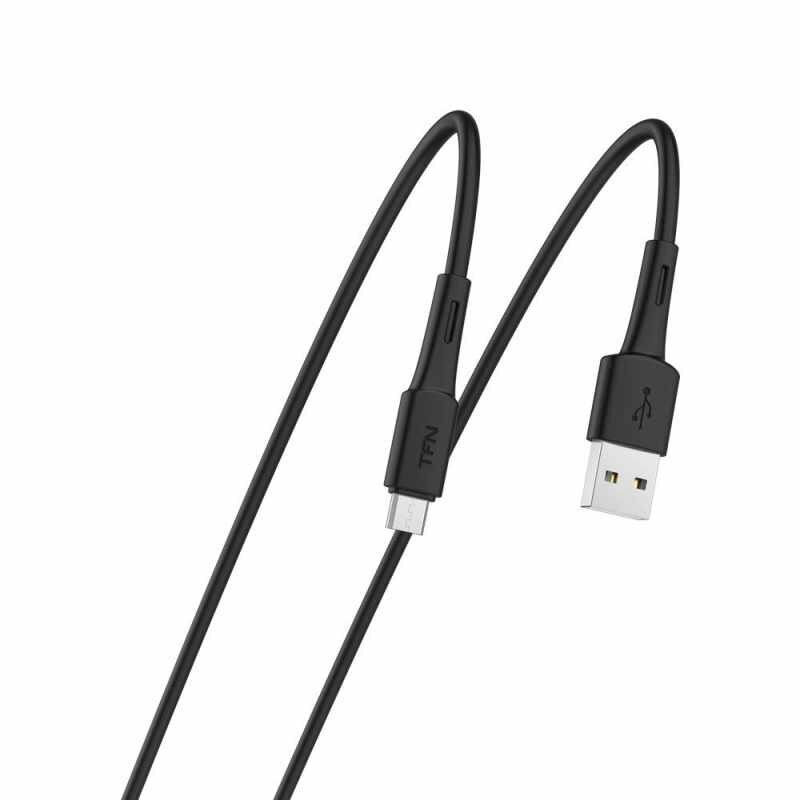 Кабель USB 2.0 - microUSB TFN BASIC 2m черный TFN-CMICUSB2MBK — фото 1