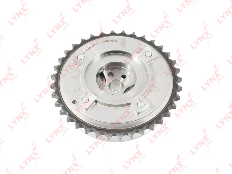 Муфта изменения фаз ГРМ (выпуск) LYNXauto TV-0039. Для: TOYOTA Тойота Camry(Камри)(V40/V50) 2.5 10> / Highlander(Хайлендер) II 2.7 07> / RAV(РАВ) IV 2