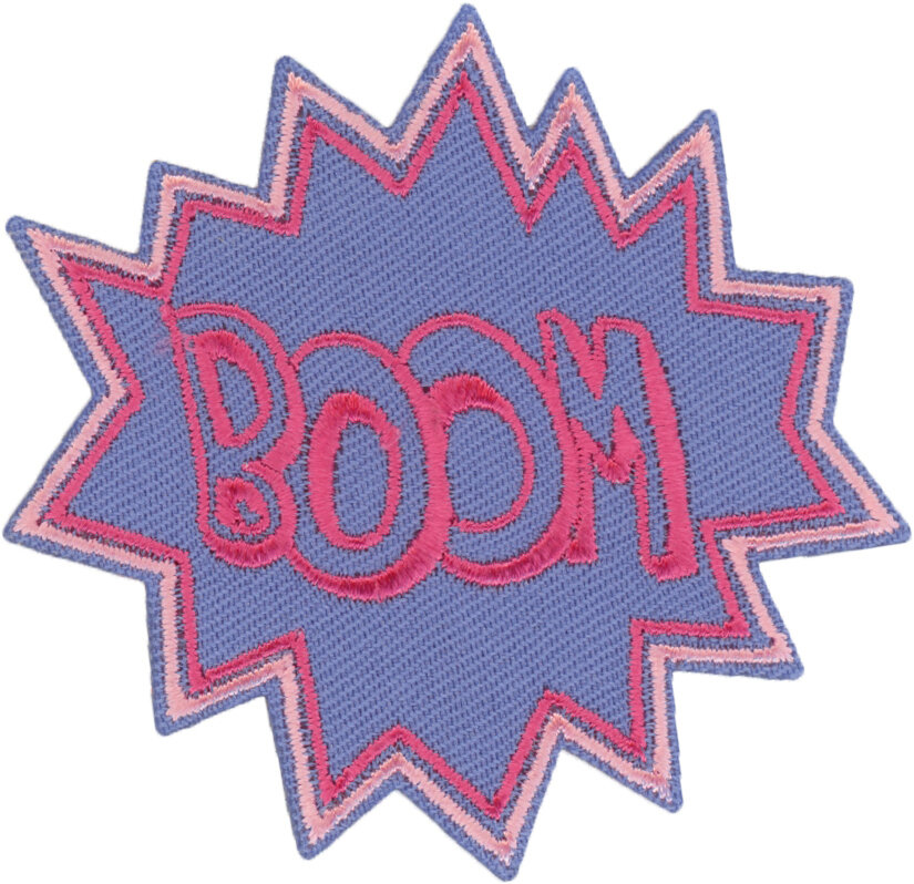 Термоаппликация Boom 6,7 х 6,5 см сиреневый 0,125 см HKM 42775