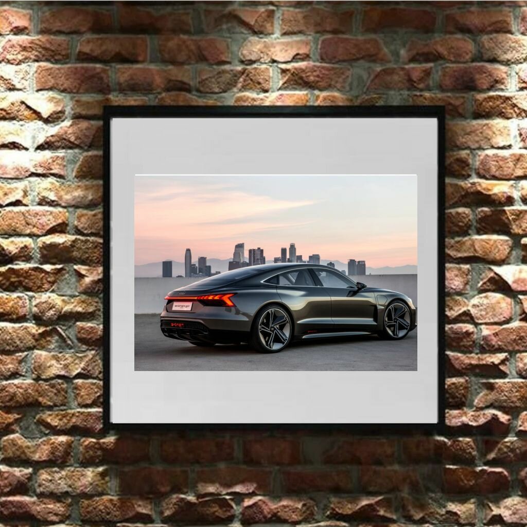 Плакат "audi e-tron gt" от Cool Eshe из коллекции "Автомобили", плакат А4