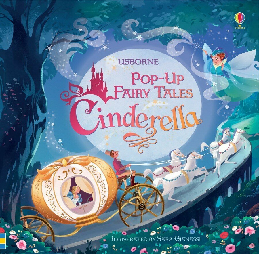 Davidson Susanna "Pop-up Fairy Tale Cinderella Usborne, Cased Board Book 2017"