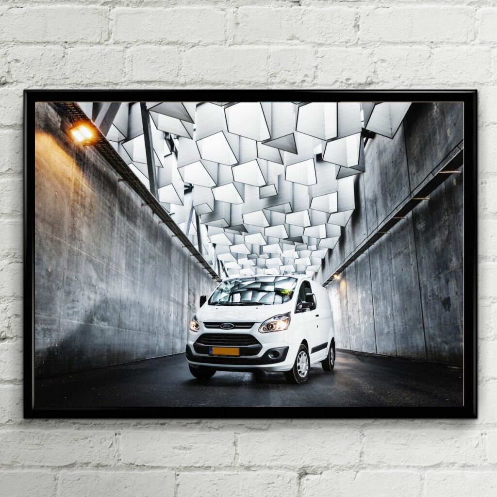 Плакат "ford van на улице Копенгагена" от Cool Eshe из коллекции "Автомобили", плакат А4