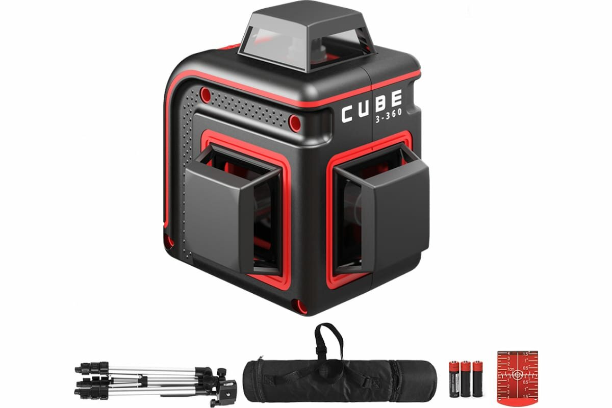 Лазерный уровень ADA instruments Cube 3-360 Professional Edition (А00572) со штативом