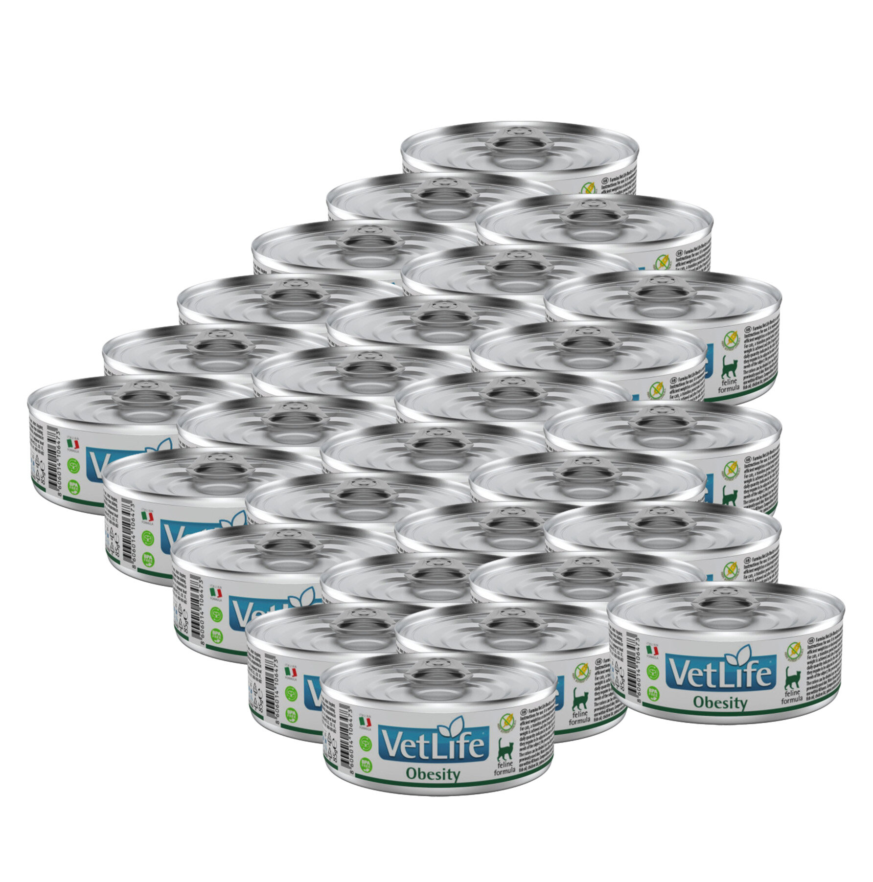 VET LIFE паштет для кошек обесити 0,085 кг х 28 шт.