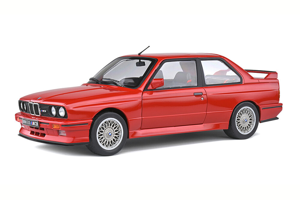 Модель коллекционная SOLIDO Bmw M3 E30 1990 red / бмв Е30 красный