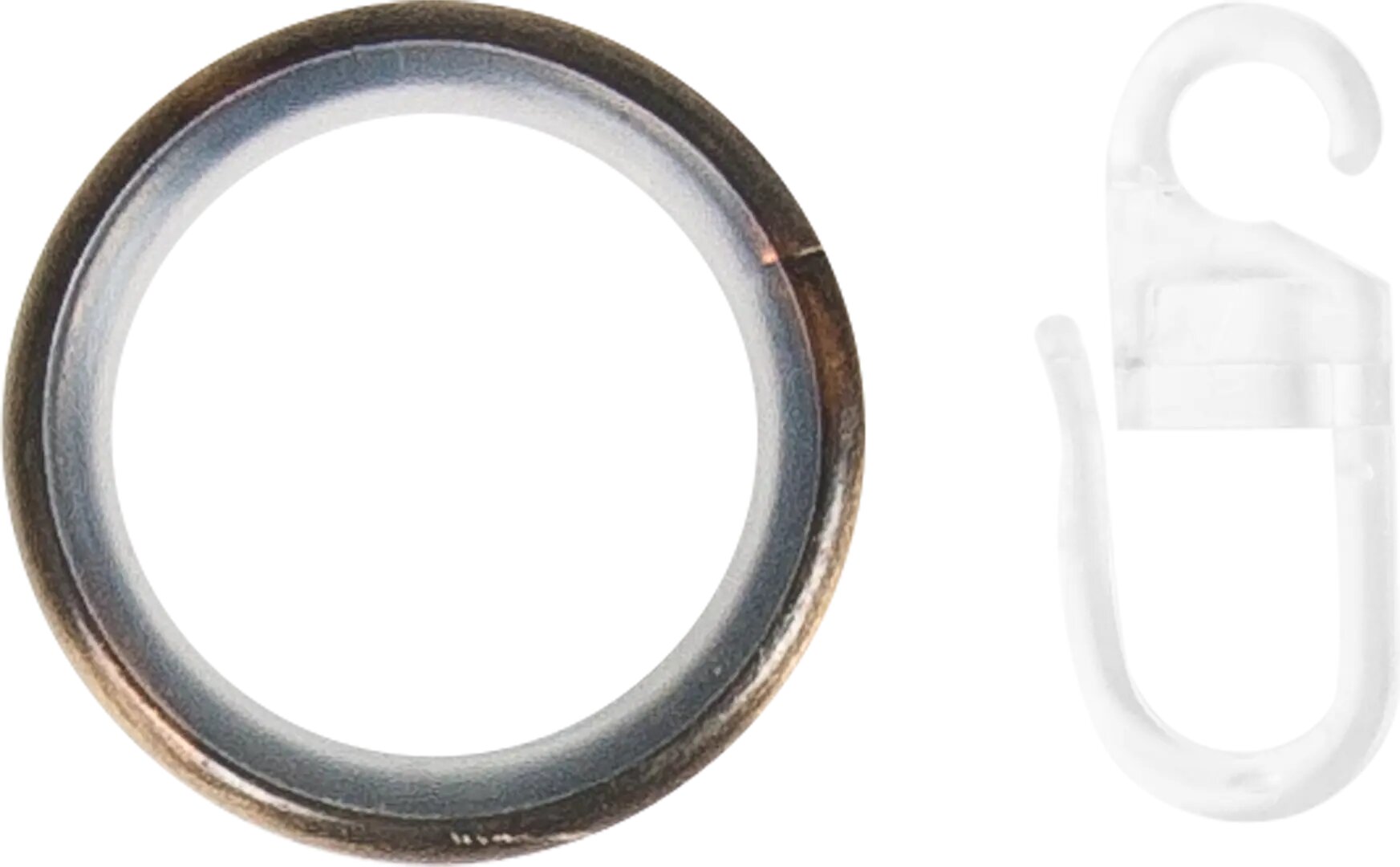 Кольцо с крючком Inspire металл цвет античное золото 2 см 10 шт