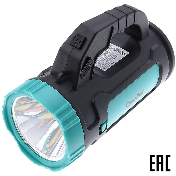 Фонарь 15130 LED51527 4,2Вт светодиодный аккумуляторный комбинированный c подсветкой IP20 Camelion (2 шт. в наборе)