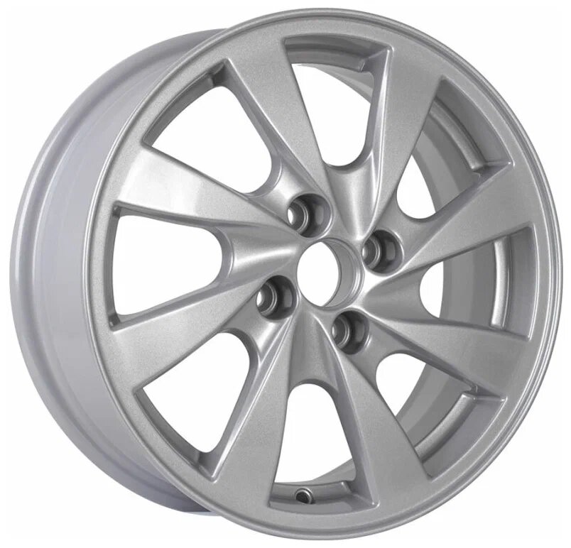 Колесный диск КиК КС928 Kalina Cross 6x15 4*98 ET33 D58.5 Сильвер