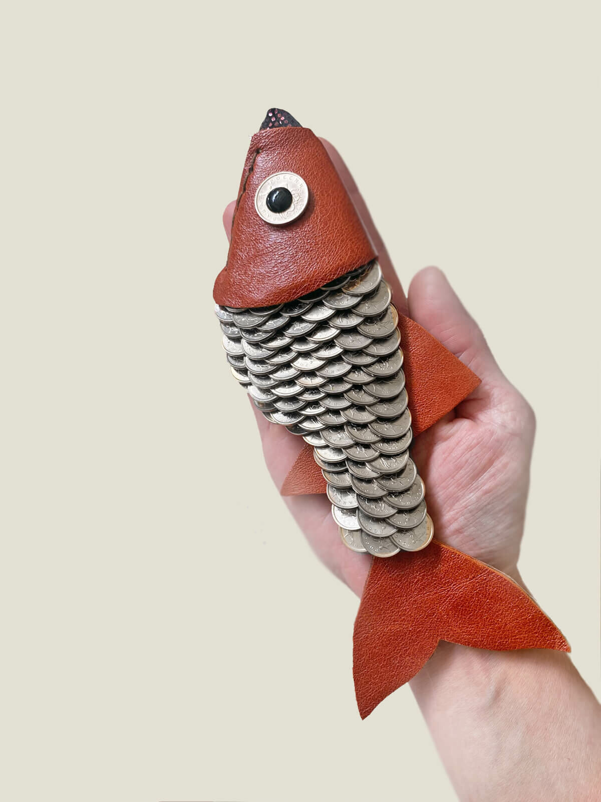 Амулет Бюро находок "Денежная рыба", исполнение желаний, желтый, 28х8 см