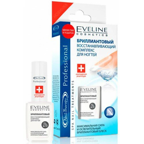 Eveline Nail Therapy Professional Бриллиантовый восстанавливающий комплекс для ногтей 12 мл.
