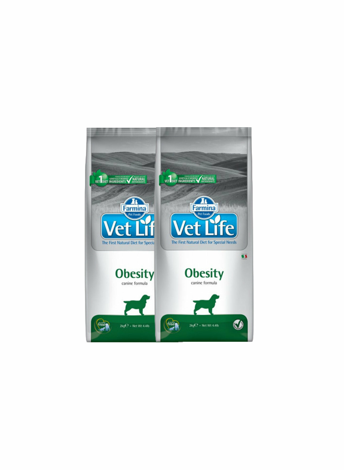VET LIFE diet dog obesity 2 кг х 2 шт.