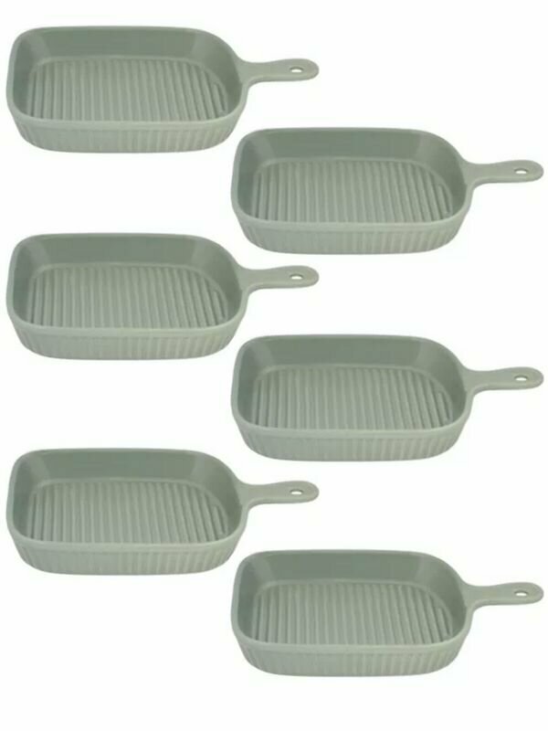 Набор форм для запекания 6шт / Фарфор, 16см / Lenardi