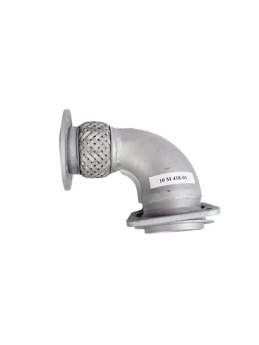 Патрубок КАМАЗ-евро приемный корот Н/О под 8 шпилек