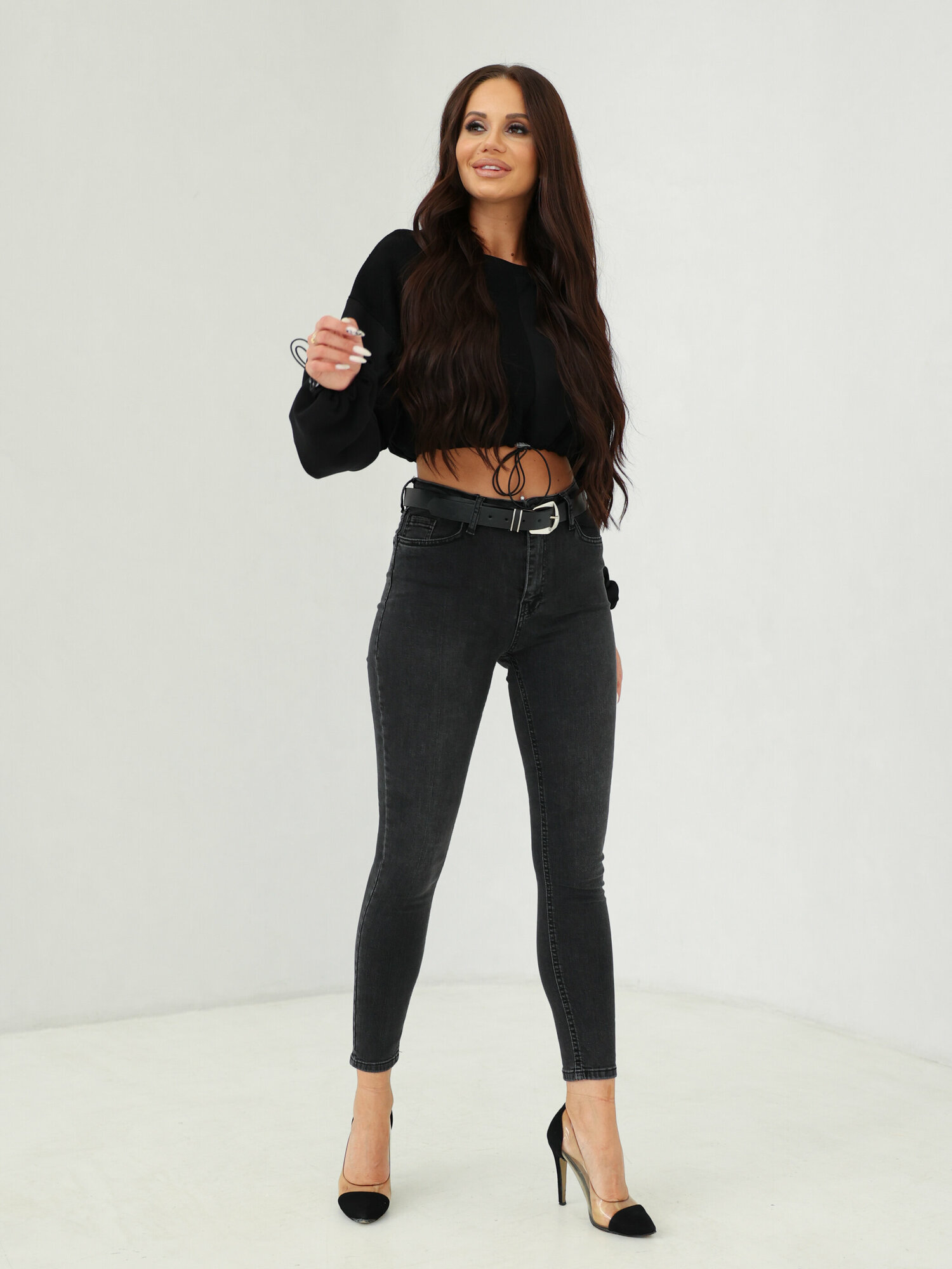 Джинсы скинни 