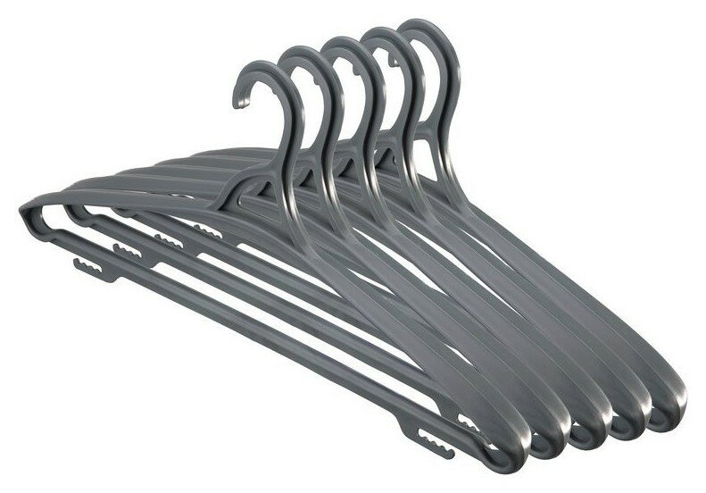 NNB Вешалка Bp_вешалка для одежды р. 48-50 5 шт./уп. черн.