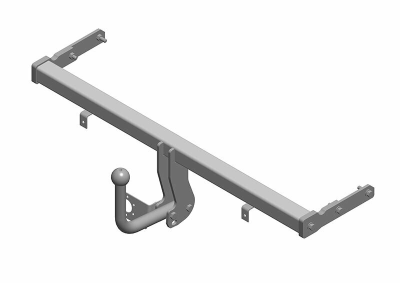 Фаркоп на KIA RIO х/б (10.2009-2011) (без электрики, паспорт/сертификат в комплекте) Автос. KI 19